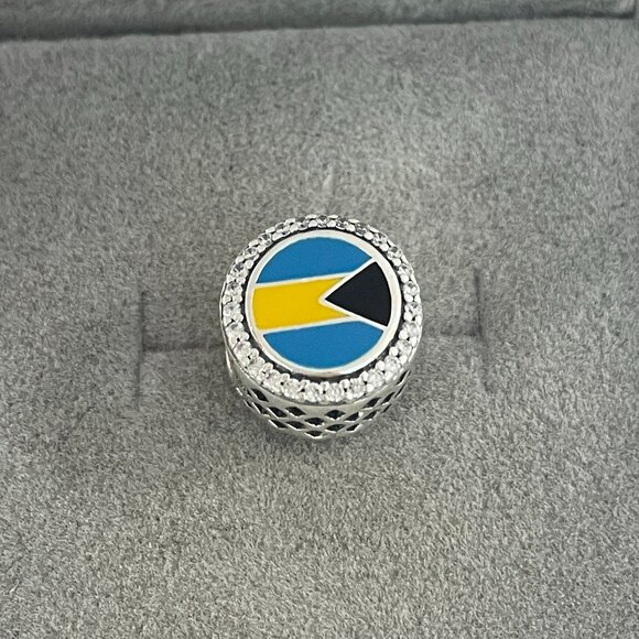 Pandora | Jewelry | Pandora Bahamas Flag Exclusive Charm | Poshmark
